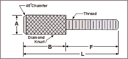 Thumb Screws / Push Type - 4000 Series